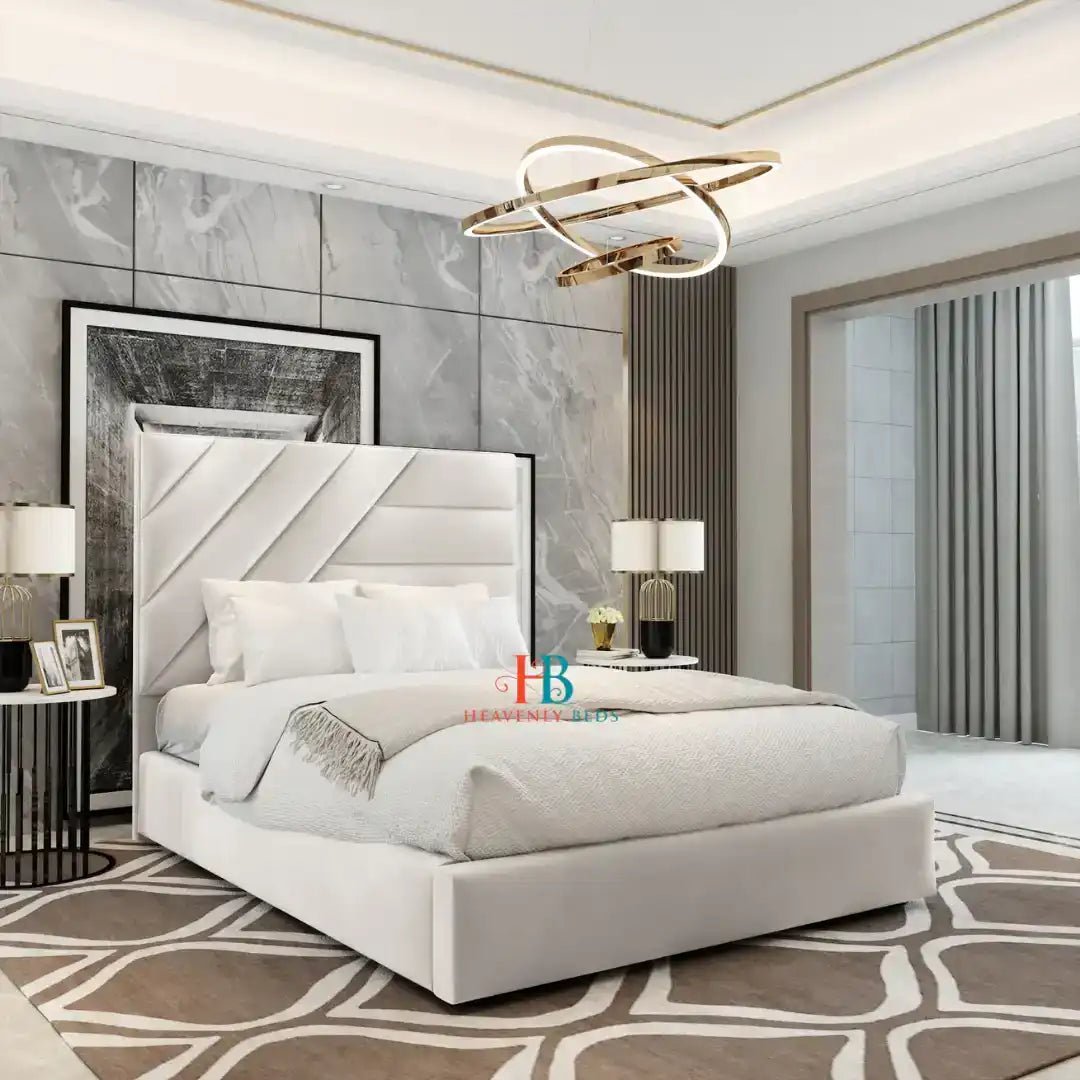 Torino Upholstered Bed Frame - Kingsize Storage Bed – Heavenlybeds