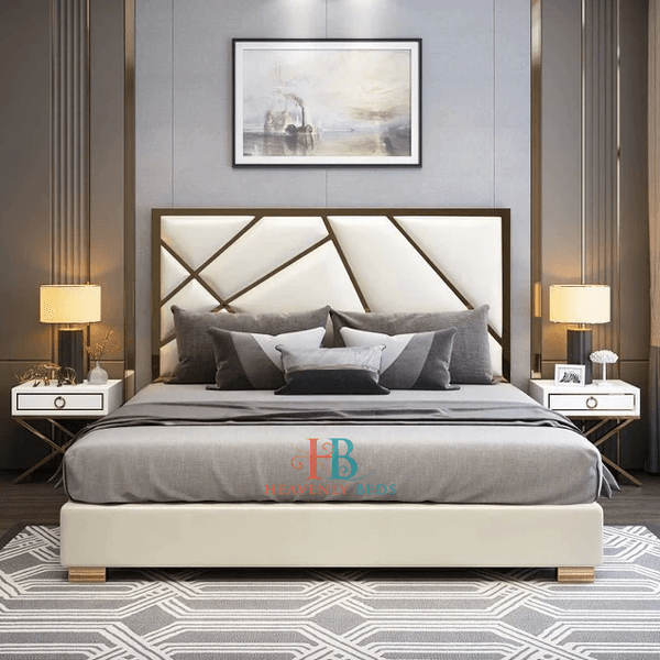 King gold bed frame store